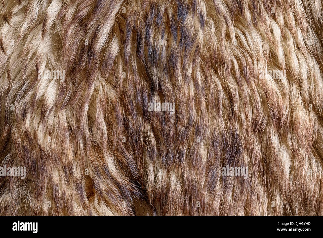 Beige straight artificial fur close up for texture and background Stock ...