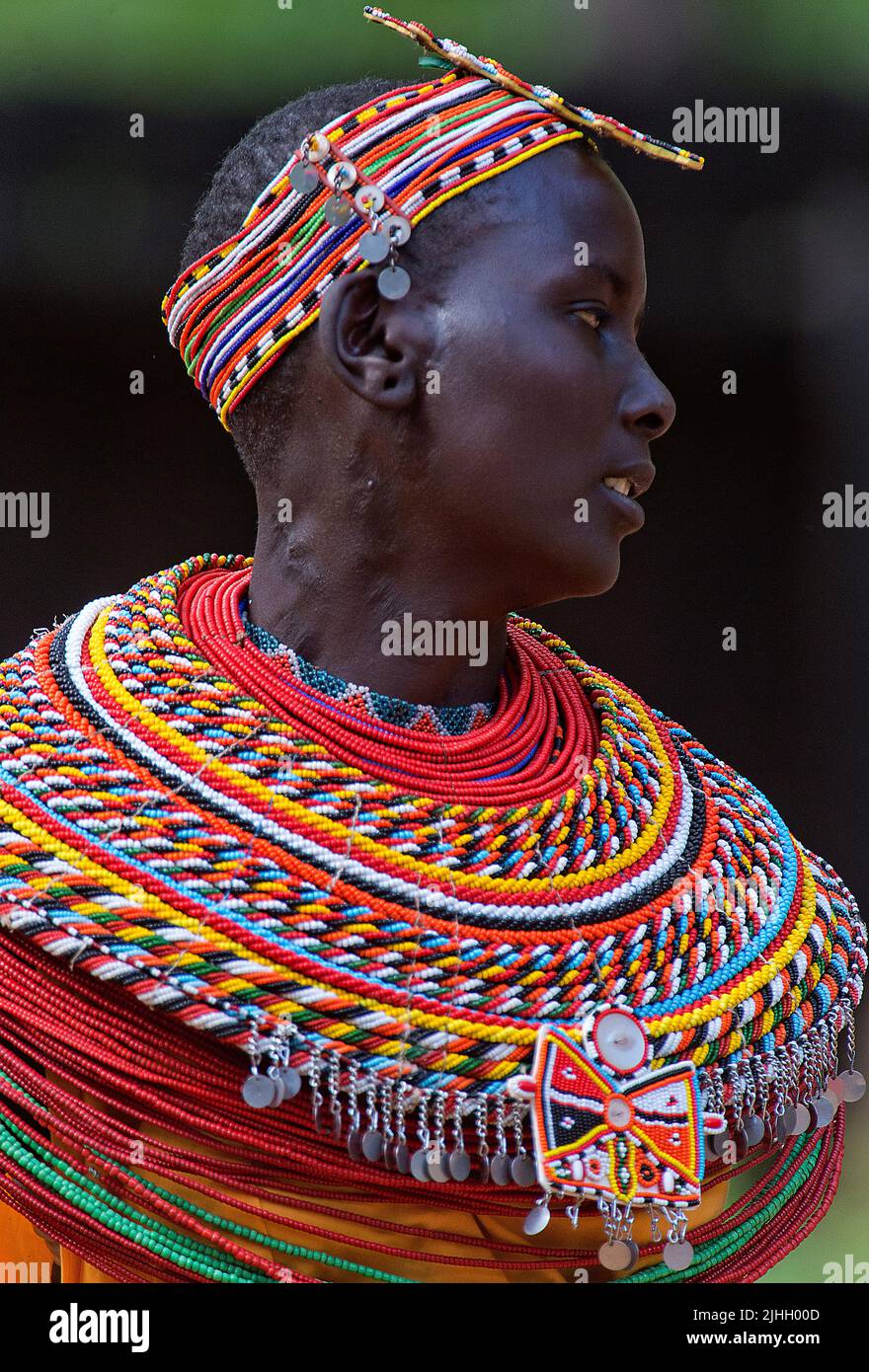 Woman from the Samburu Tribe, Kenya Stock Photo - Alamy
