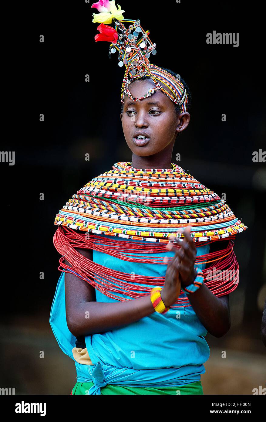 Woman from the Samburu Tribe, Kenya Stock Photo - Alamy