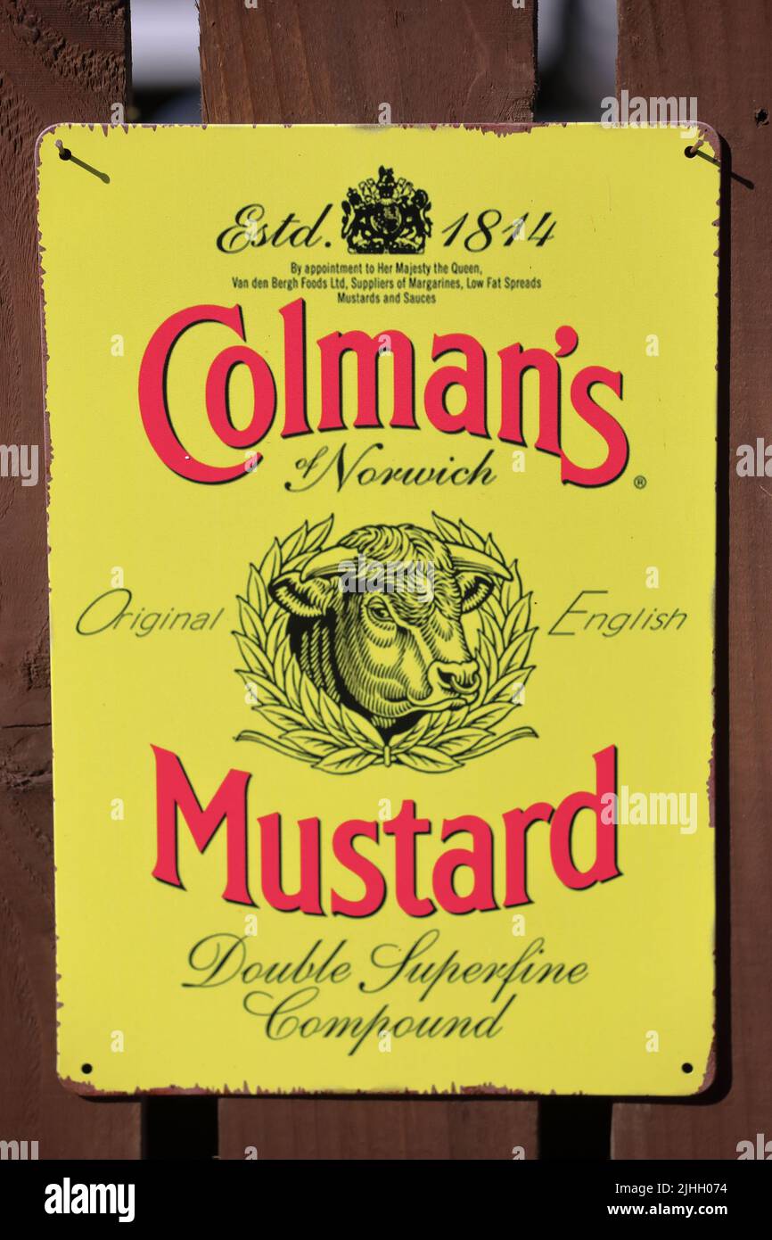 Colemans mustard hi-res stock photography and images - Alamy