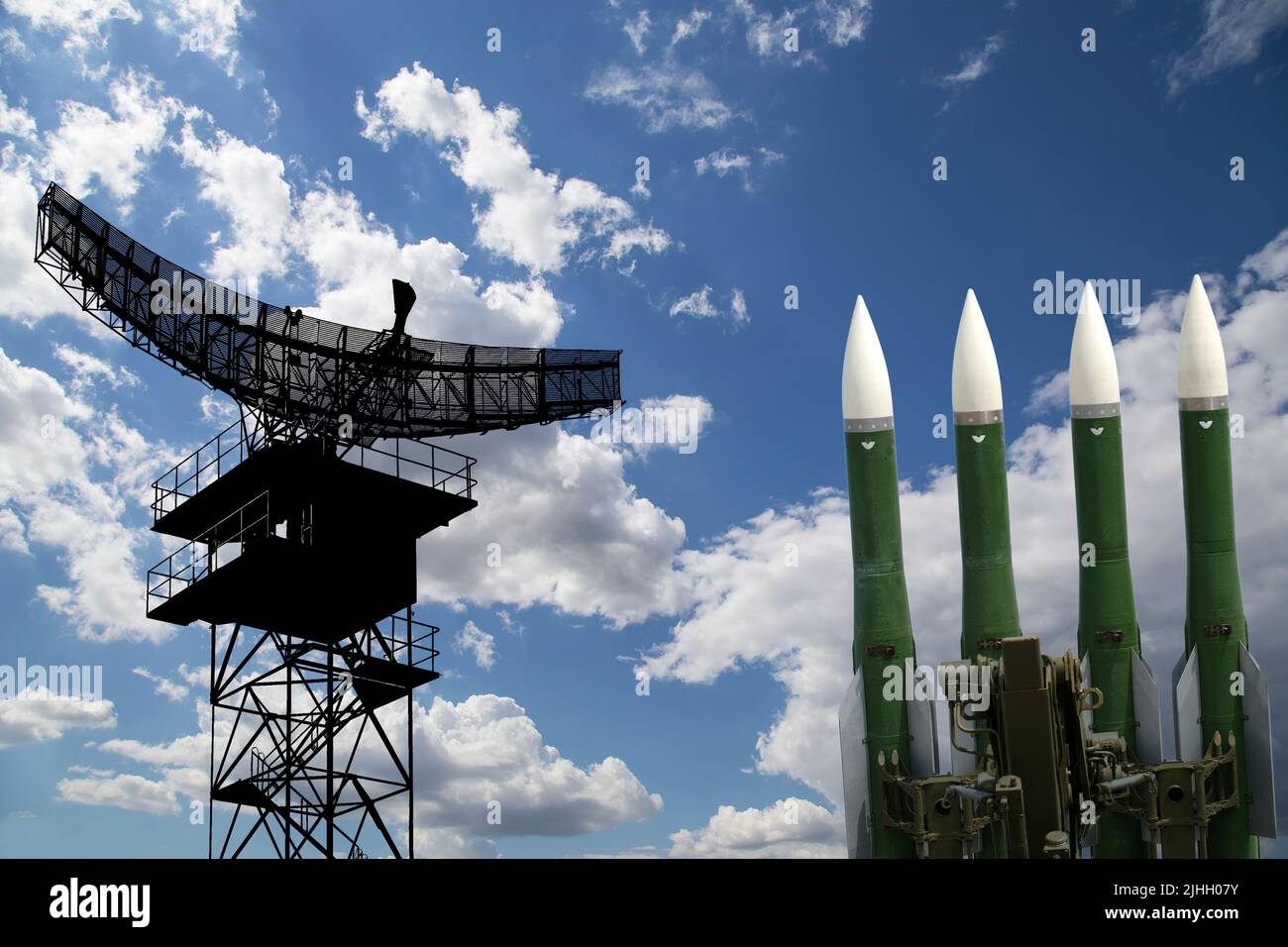 Air defense radars of military mobile anti aircraft systems and modern ...