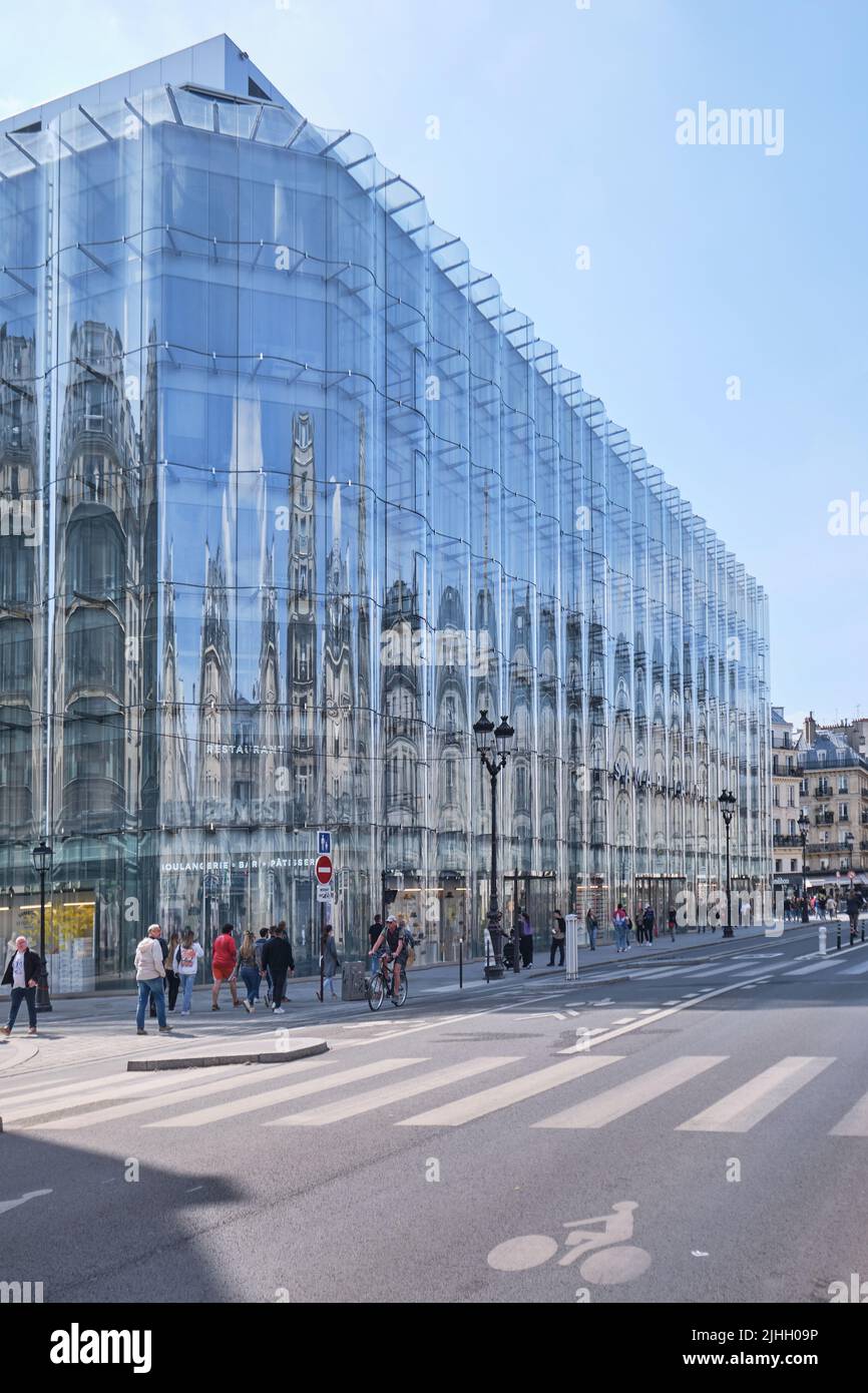 Paris, France - May 18, 2022: La Samaritaine luxury department store ...