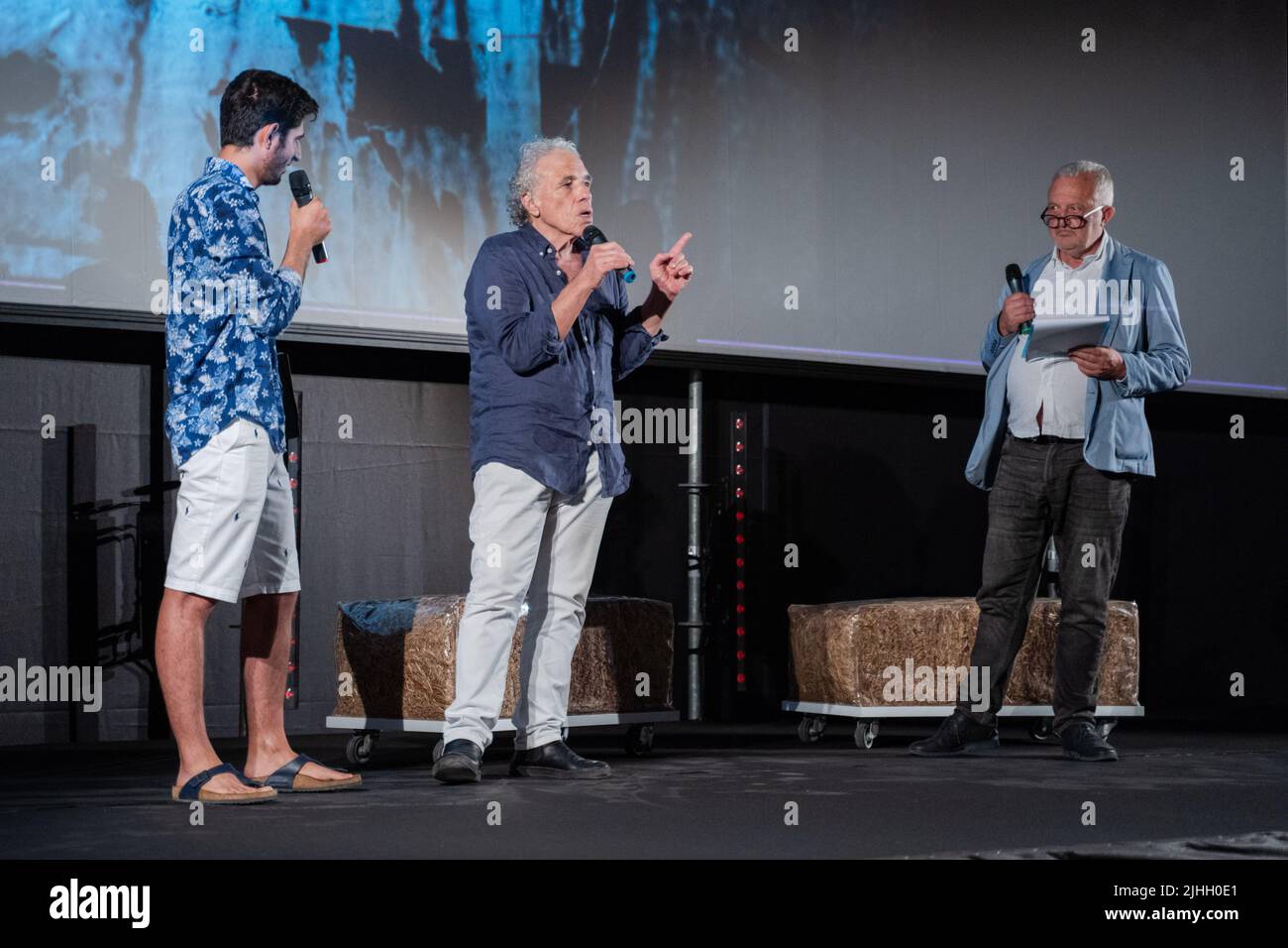Ortigia, Siracusa, Italy, July 16, 2022, Movie director Abel Ferrara ...