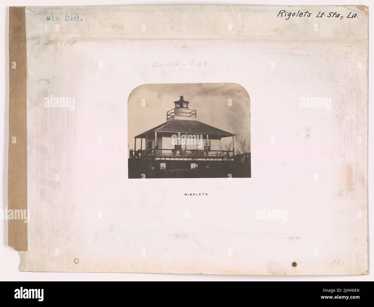 LA - Rigolets. Rigolets Light Station, Louisiana Stock Photo - Alamy