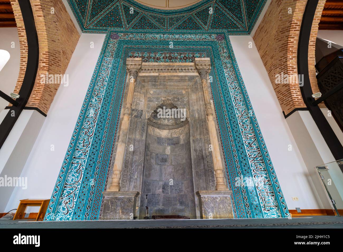 Mihrab of Konya Alaaddin Keykubad Mosque. Islamic architecture ...