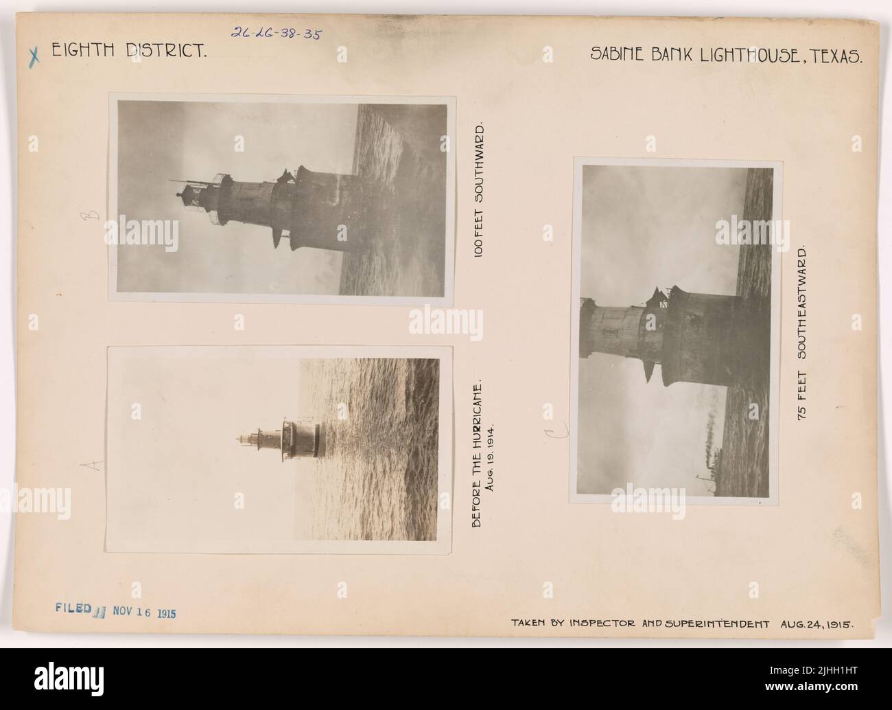 TX - Sabine Bank. Sabine Bank Light Station, Texas. 75 feet ...