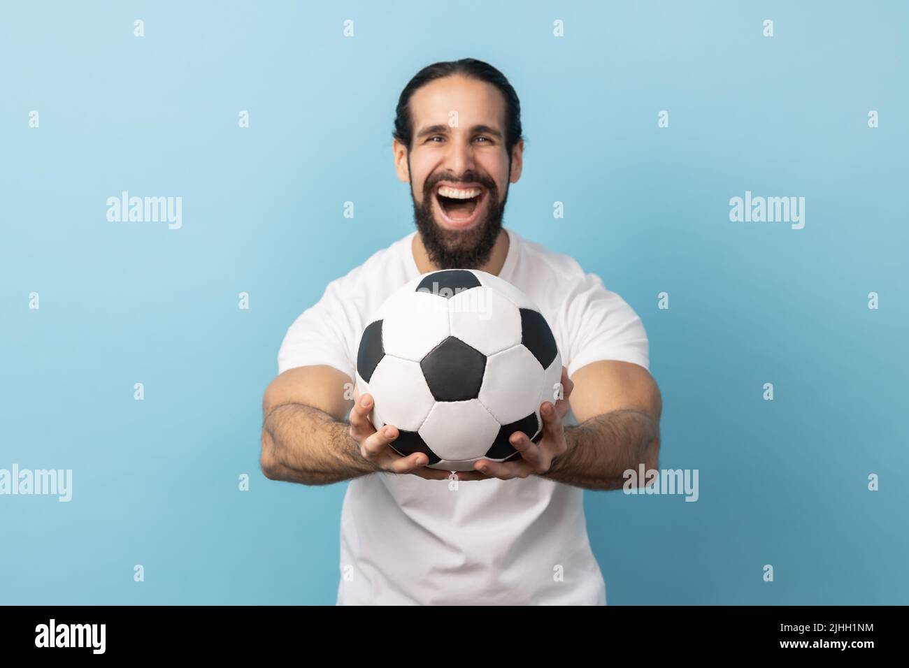 Man holding football shirt hi-res stock photography and images - Alamy
