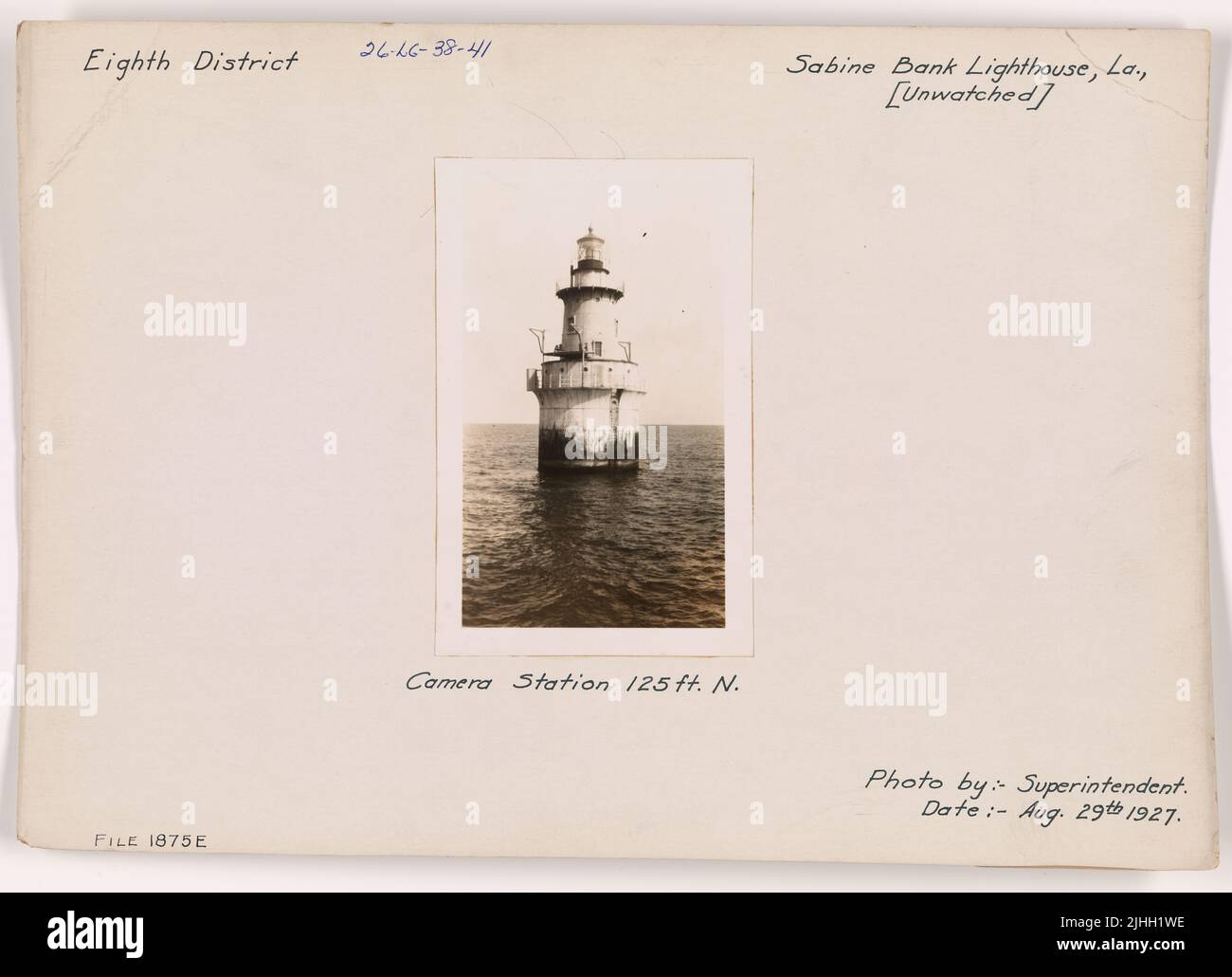 TX - Sabine Bank. Sabine Bank Light Station, Texas. (Unwatched) Camera ...