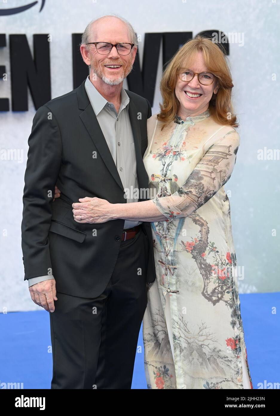 July 18th, 2022. London, UK. Ron Howard and wife Cheryl Howard arriving ...
