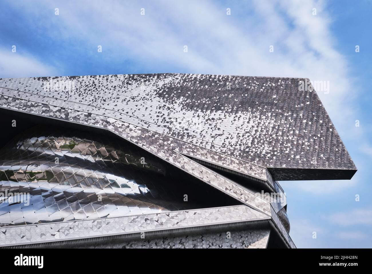 Paris, France - May 4, 2022: View of Paris Philharmonic (Philharmonie ...