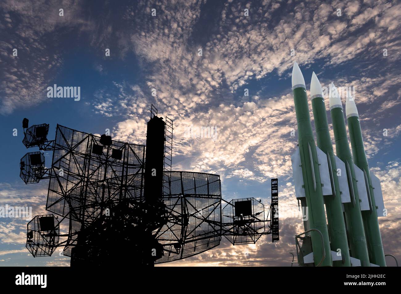 Air defense radars of military mobile anti aircraft systems and modern ...