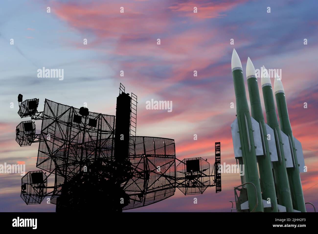 Air defense radars of military mobile anti aircraft systems and modern ...