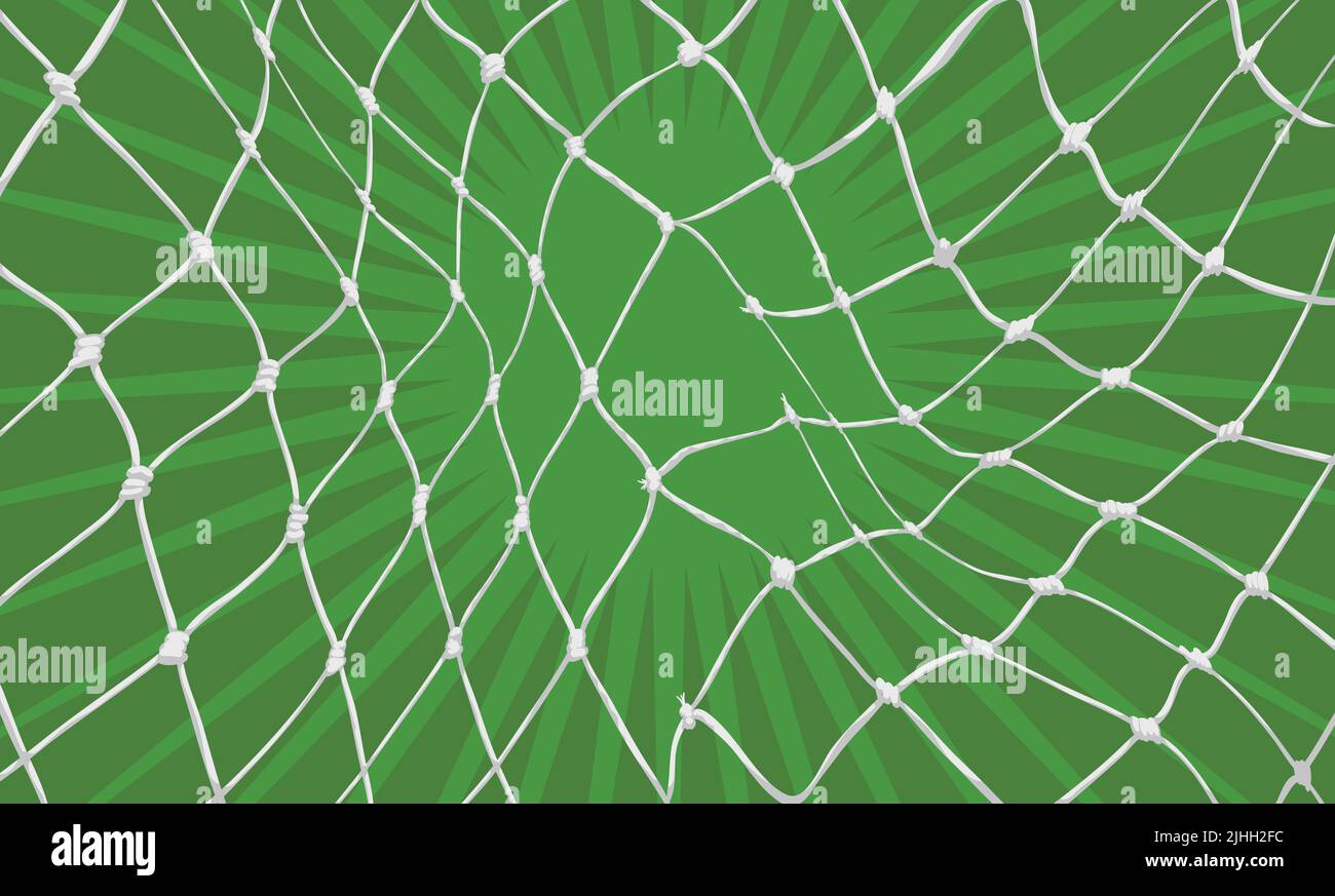 Broken soccer goal Stock Vector Images - Alamy