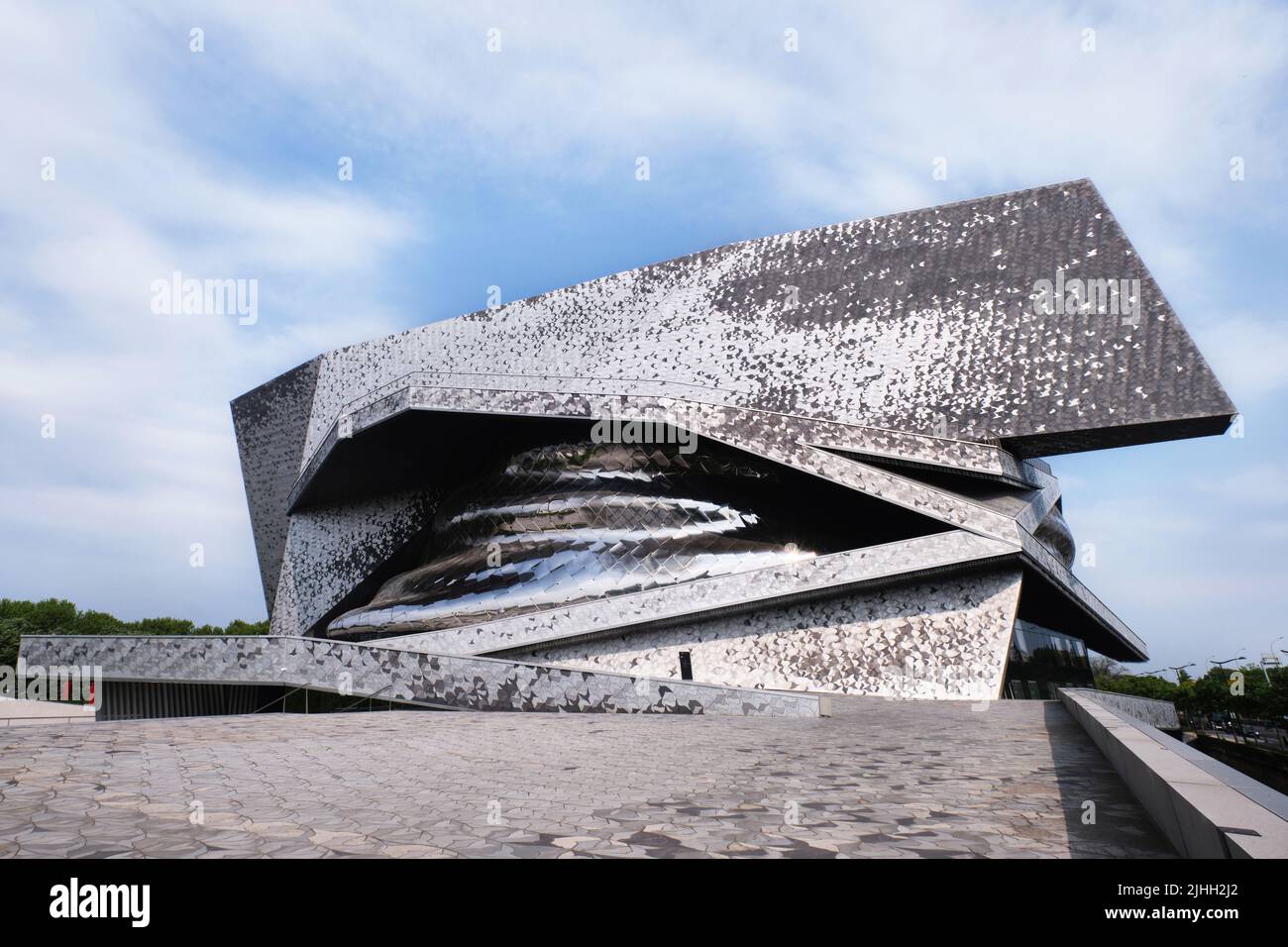 Paris, France - May 4, 2022: View of Paris Philharmonic (Philharmonie ...