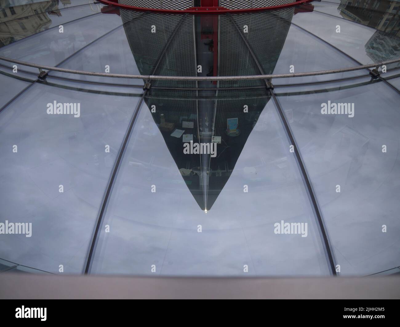 Viewing Pod of the British Airways i360 at ground level, with Needle ...
