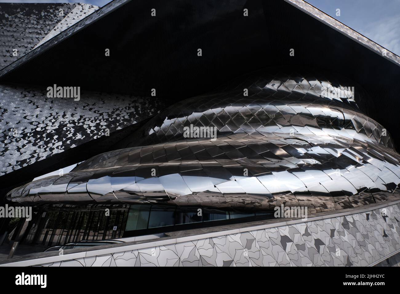 Paris, France - May 4, 2022: View of Paris Philharmonic (Philharmonie ...