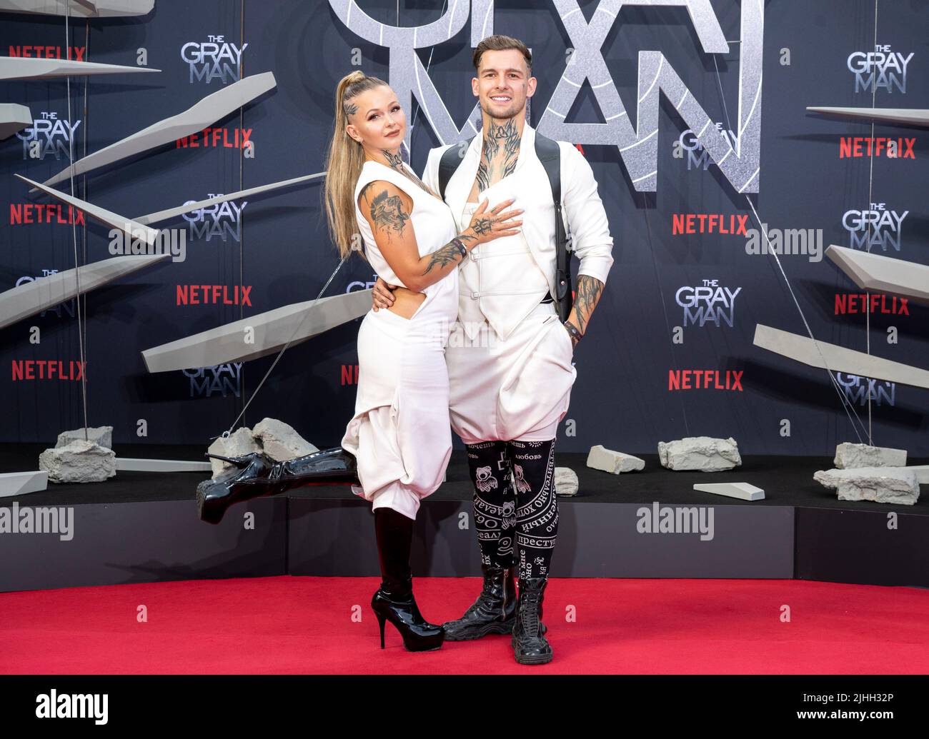 Berlin, Germany. 18th July, 2022. Eric Stehfest and his wife Edith ...
