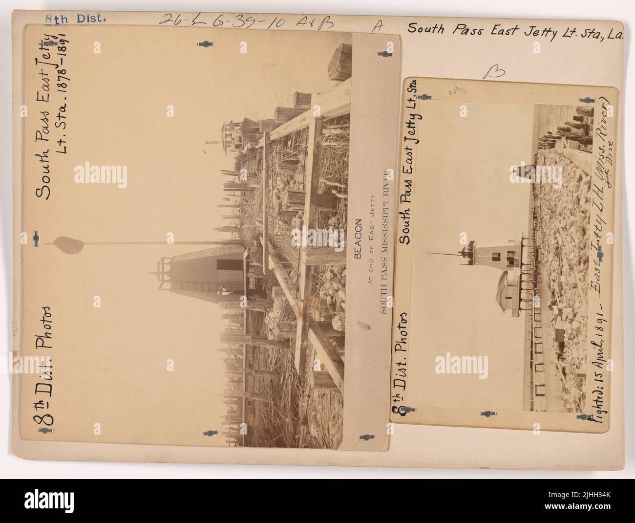 LA - South Pass East Jetty. South Pass East Jetty Light Station ...