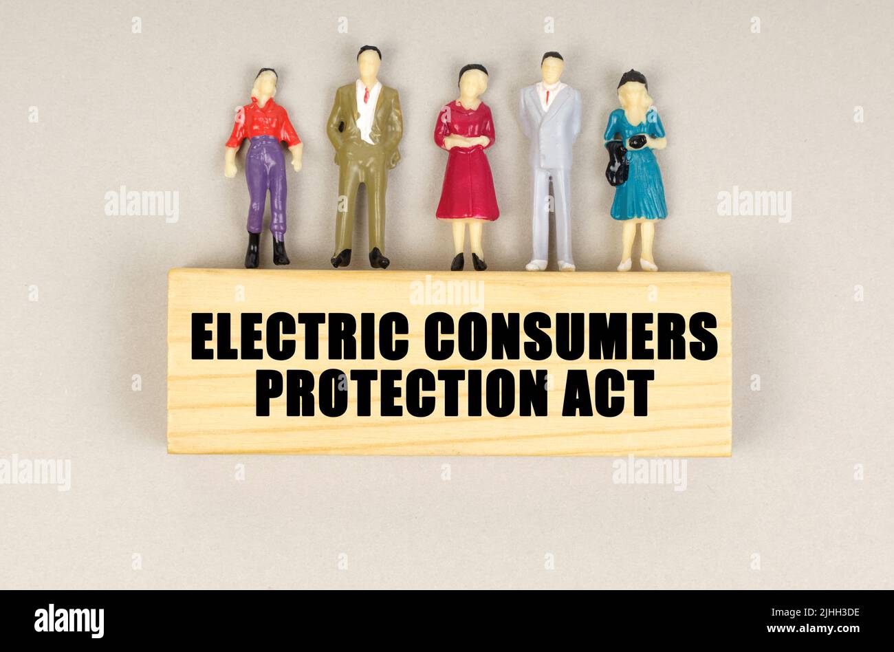 Business concept. On the block with the inscription - Electric ...