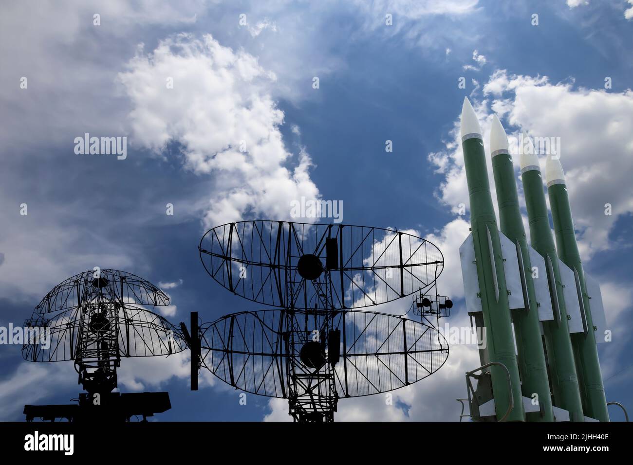Air defense radars of military mobile anti aircraft systems and modern ...