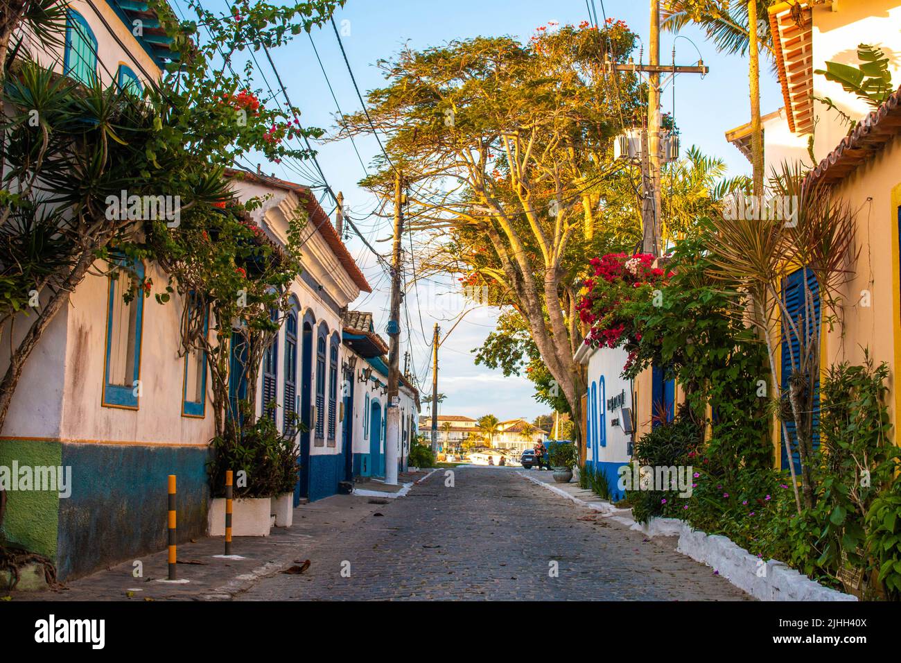 : Beautiful and colorful colonial streets in Passage neighborhood, Cabo ...