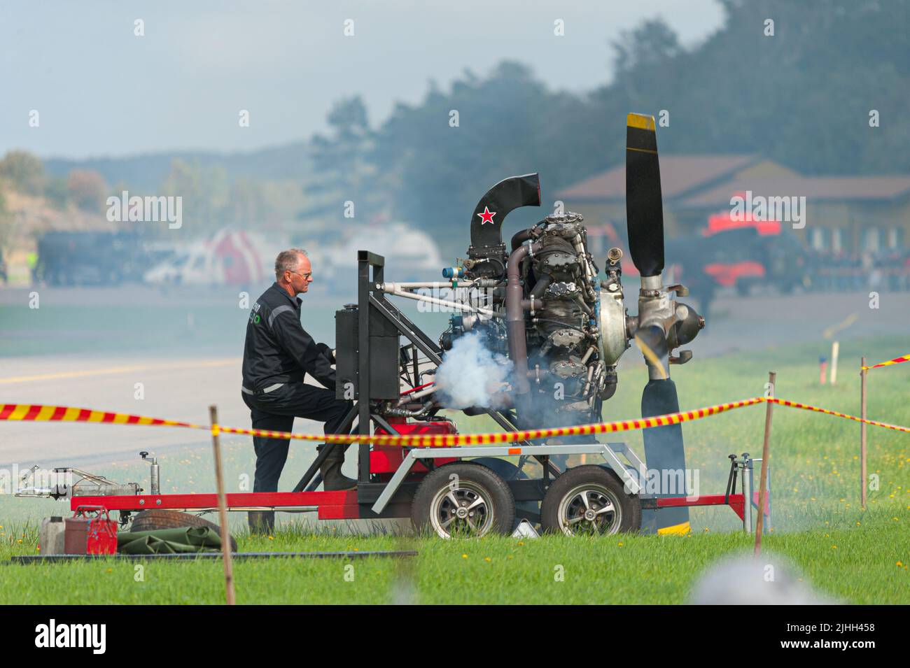 Gothenborg, Sweden - August 29 2009: Startup demonstration of a 10 ...