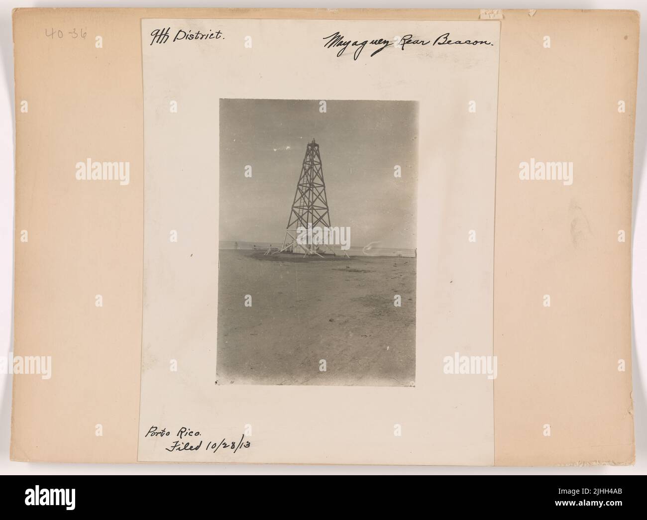 PR - Mayaguez. Mayaguez Rear Beacon, Puerto Rico Stock Photo - Alamy