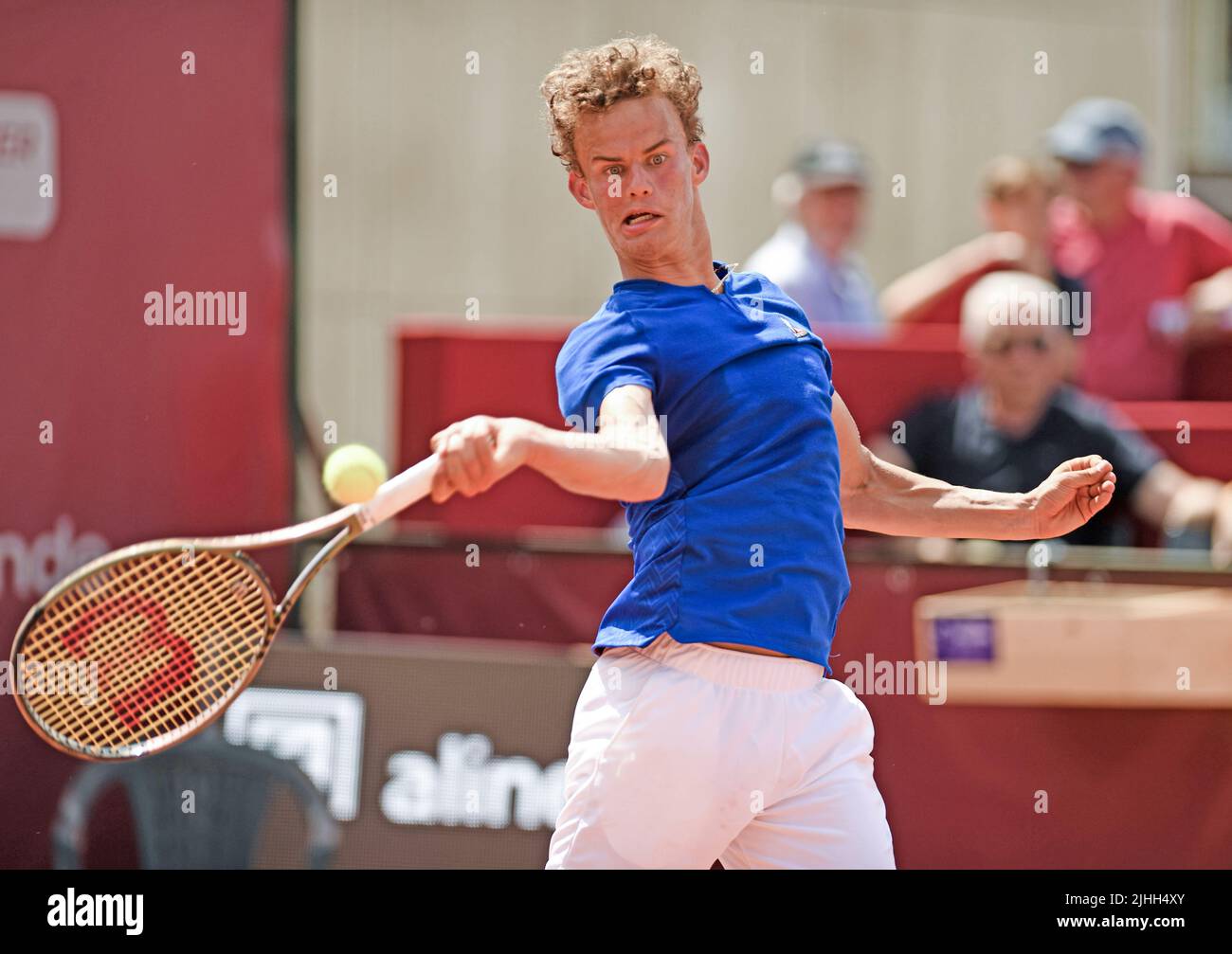 French tennis player Luca Van Assche, Roland-Garros 2021 junior ...