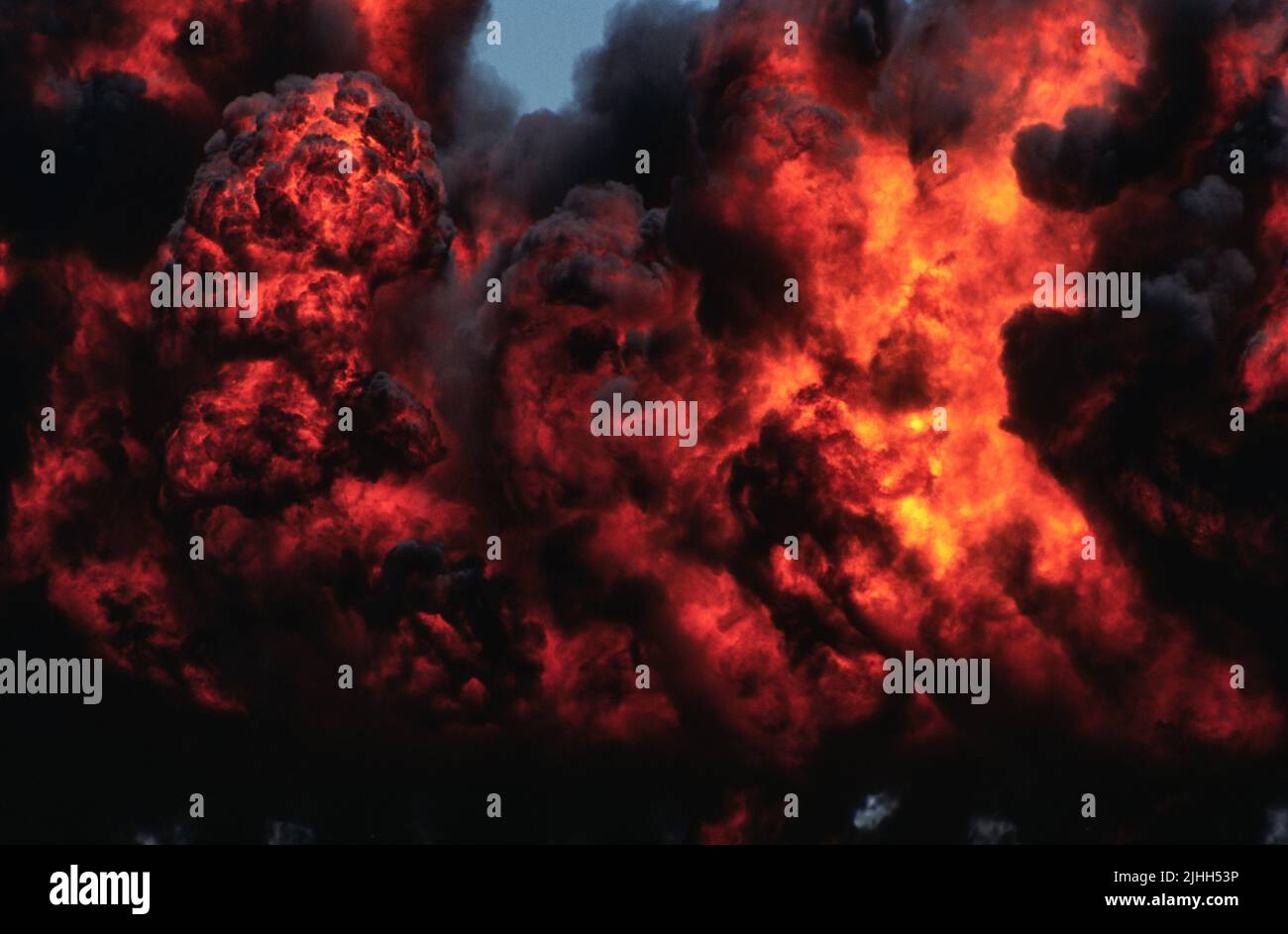 Explosive wall of flame Stock Photo - Alamy