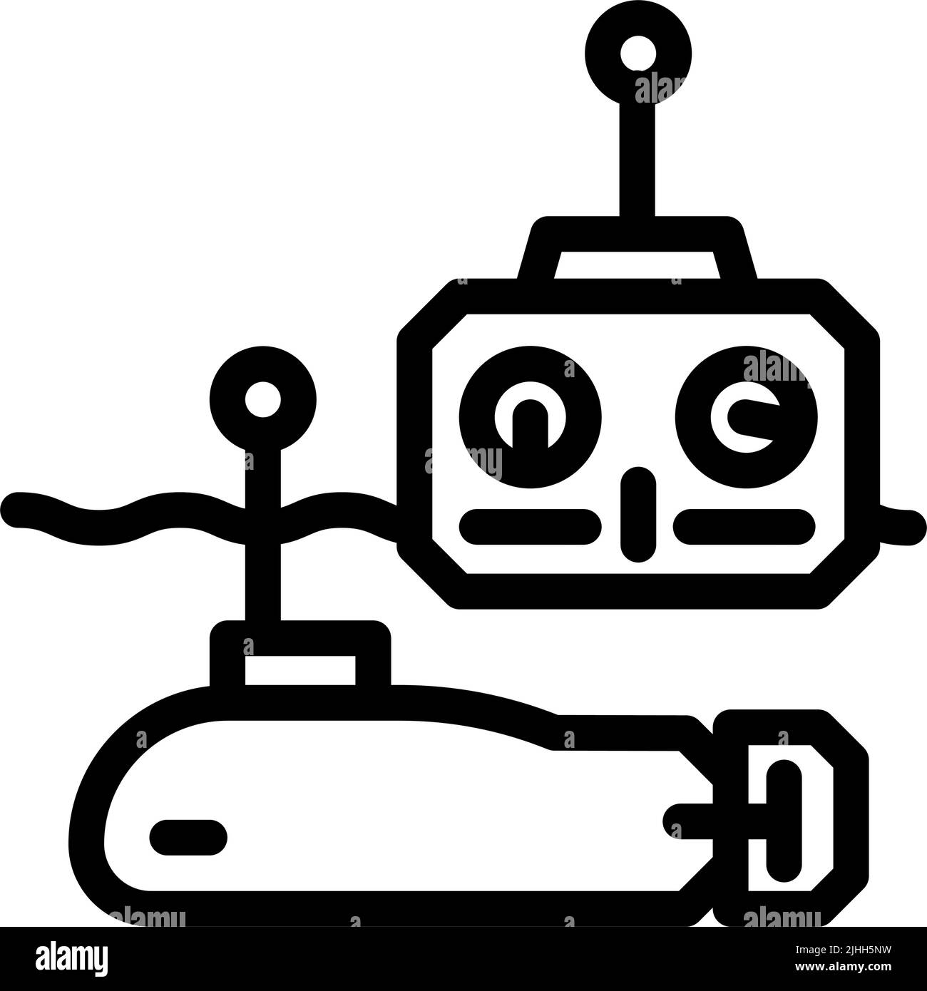 assembly of military models line icon vector illustration Stock Vector ...