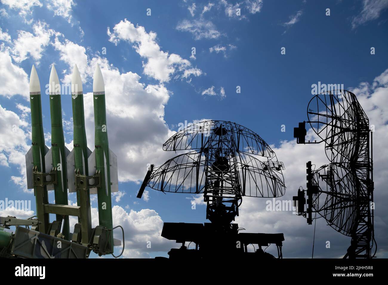 Air defense radars of military mobile anti aircraft systems and modern ...