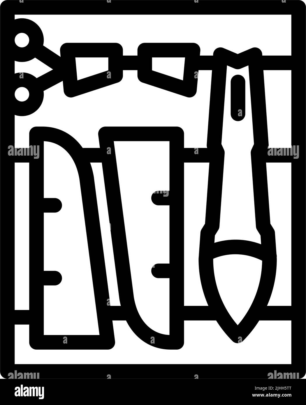 aircraft assembly line icon vector illustration Stock Vector Image ...