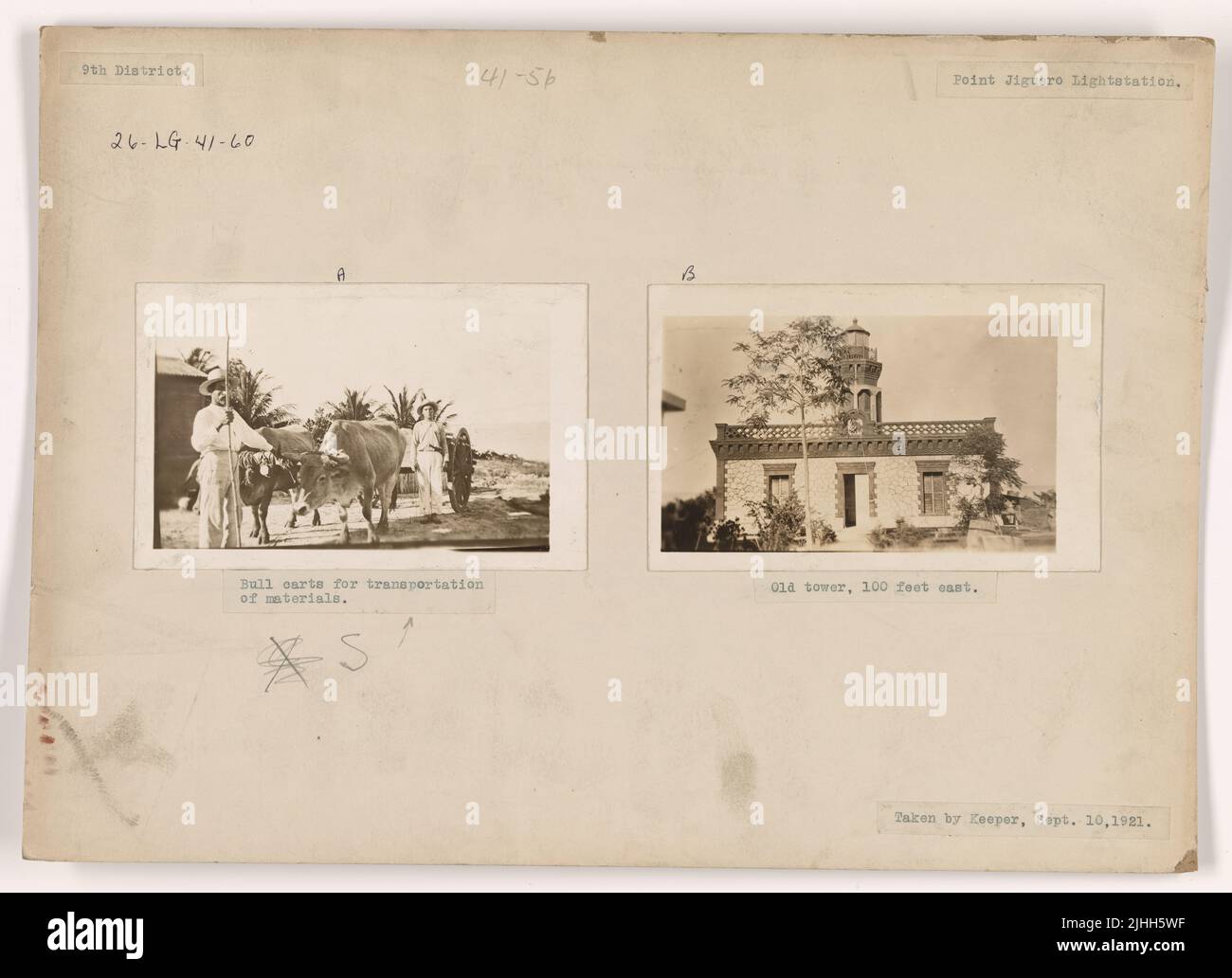 P.R. - Point Jiguero. Point Jiguero Light Station, Puerto Rico. Bull ...