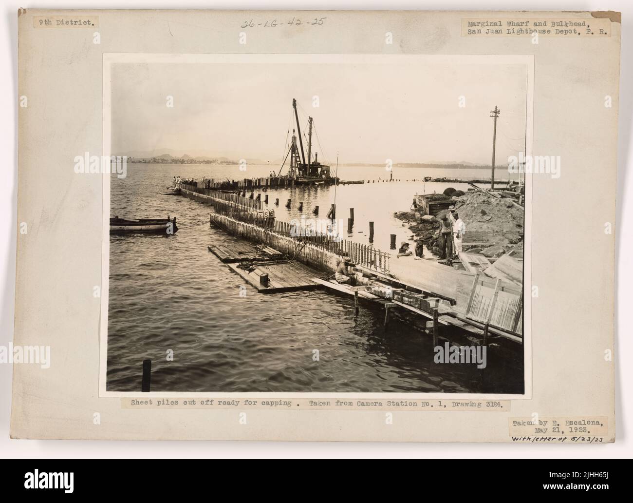 P.R. - Port San Juan. San Juan Lighthouse Depot, Puerto Rico. Marginal ...