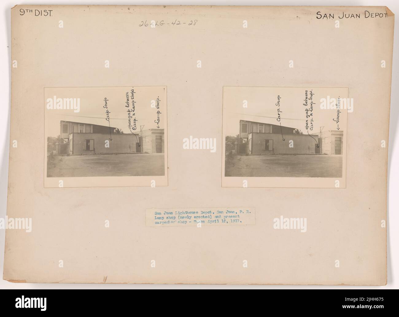 P.R. - Port San Juan. San Juan Lighthouse Depot, Puerto Rico. Lamp shop ...