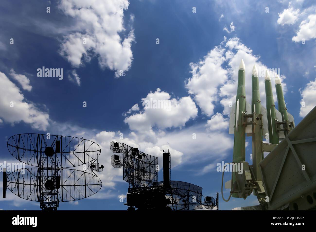 Air defense radars of military mobile anti aircraft systems and modern ...