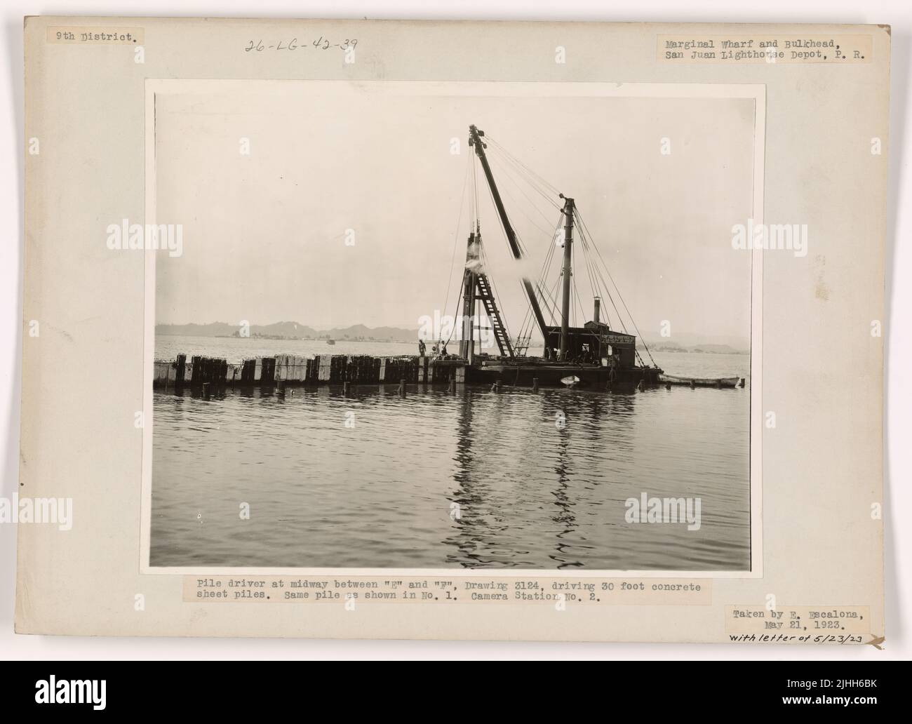 P.R. - Port San Juan. San Juan Lighthouse Depot, Puerto Rico. Marginal ...