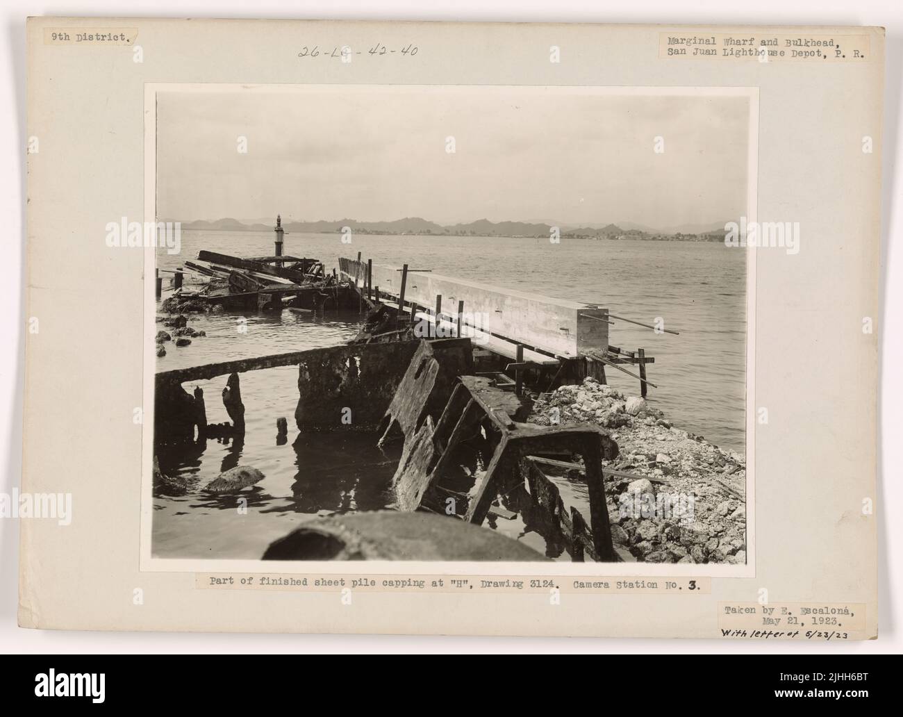 P.R. - Port San Juan. San Juan Lighthouse Depot, Puerto Rico. Marginal ...
