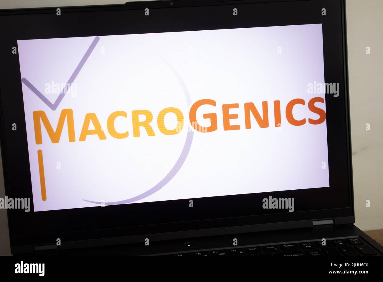 KONSKIE, POLAND - July 18, 2022: MacroGenics biopharmaceutical company ...