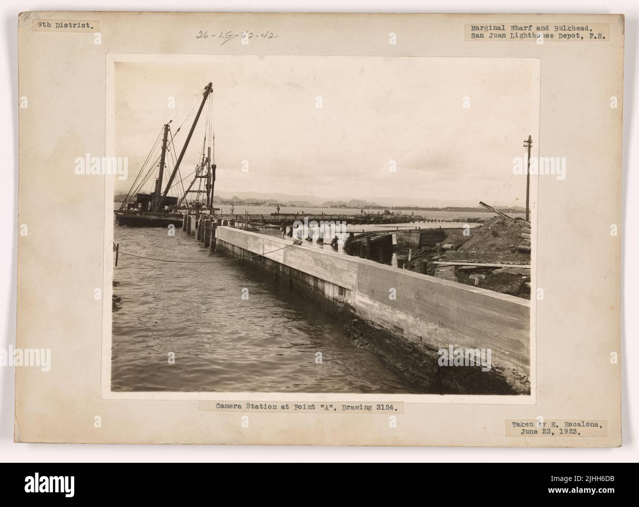 P.R. - Port San Juan. San Juan Lighthouse Depot, Puerto Rico. Marginal ...