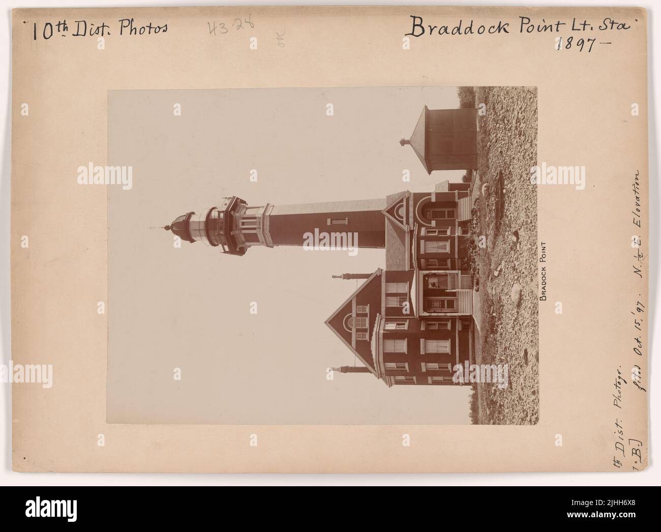 NY - Braddock Point. Braddock Point Light Station, New York. North 1/2 ...