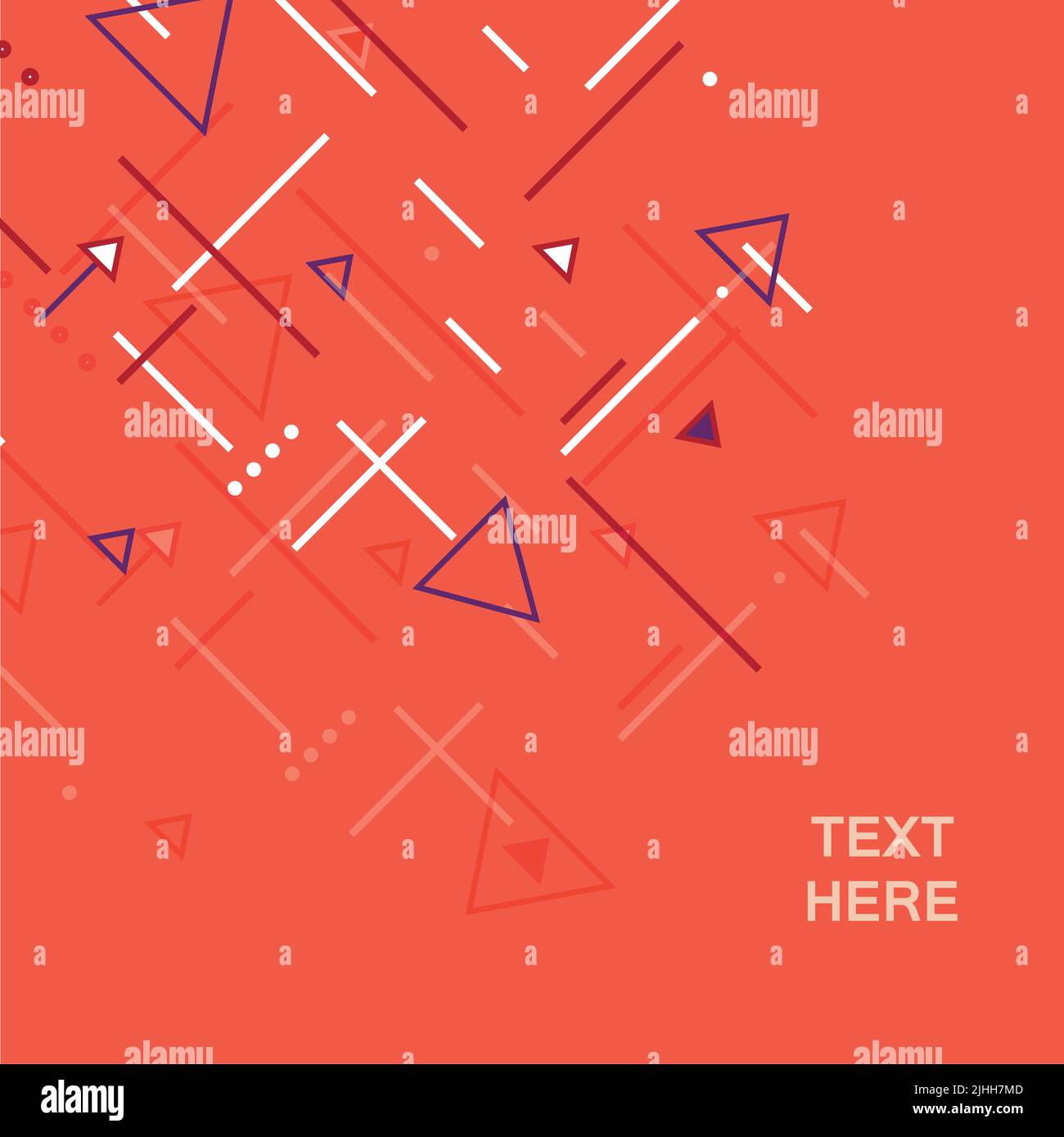 Abstract art modern design. Simple connect geometry shapes with connect dots and lines and ...