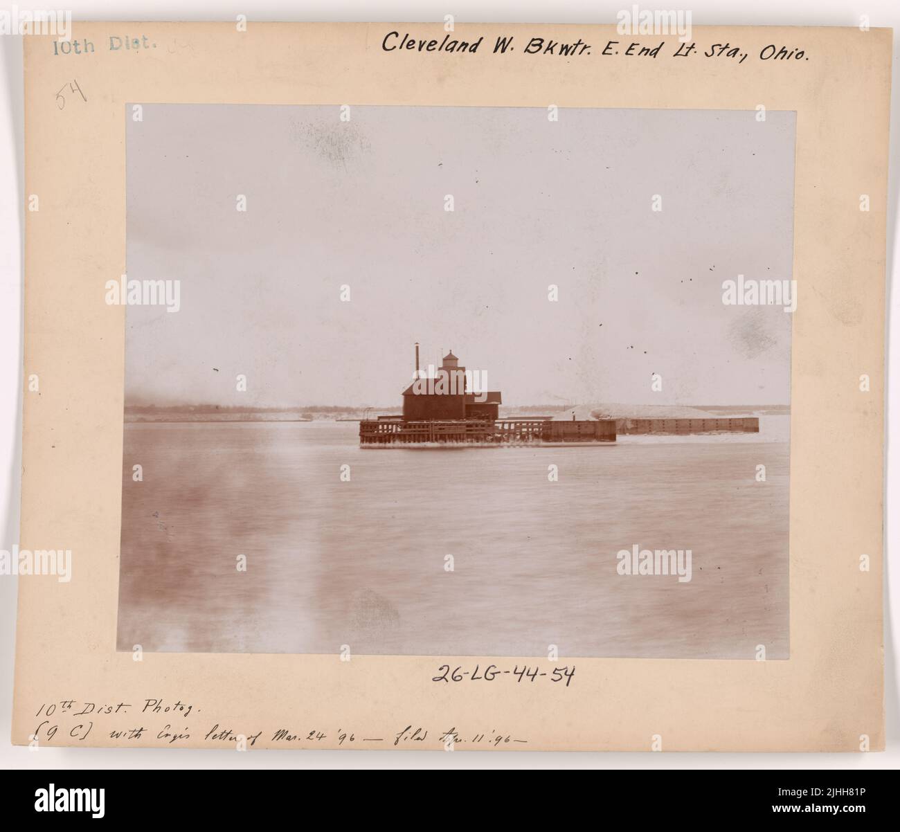 Breakwater east end lighthouse hi-res stock photography and images - Alamy