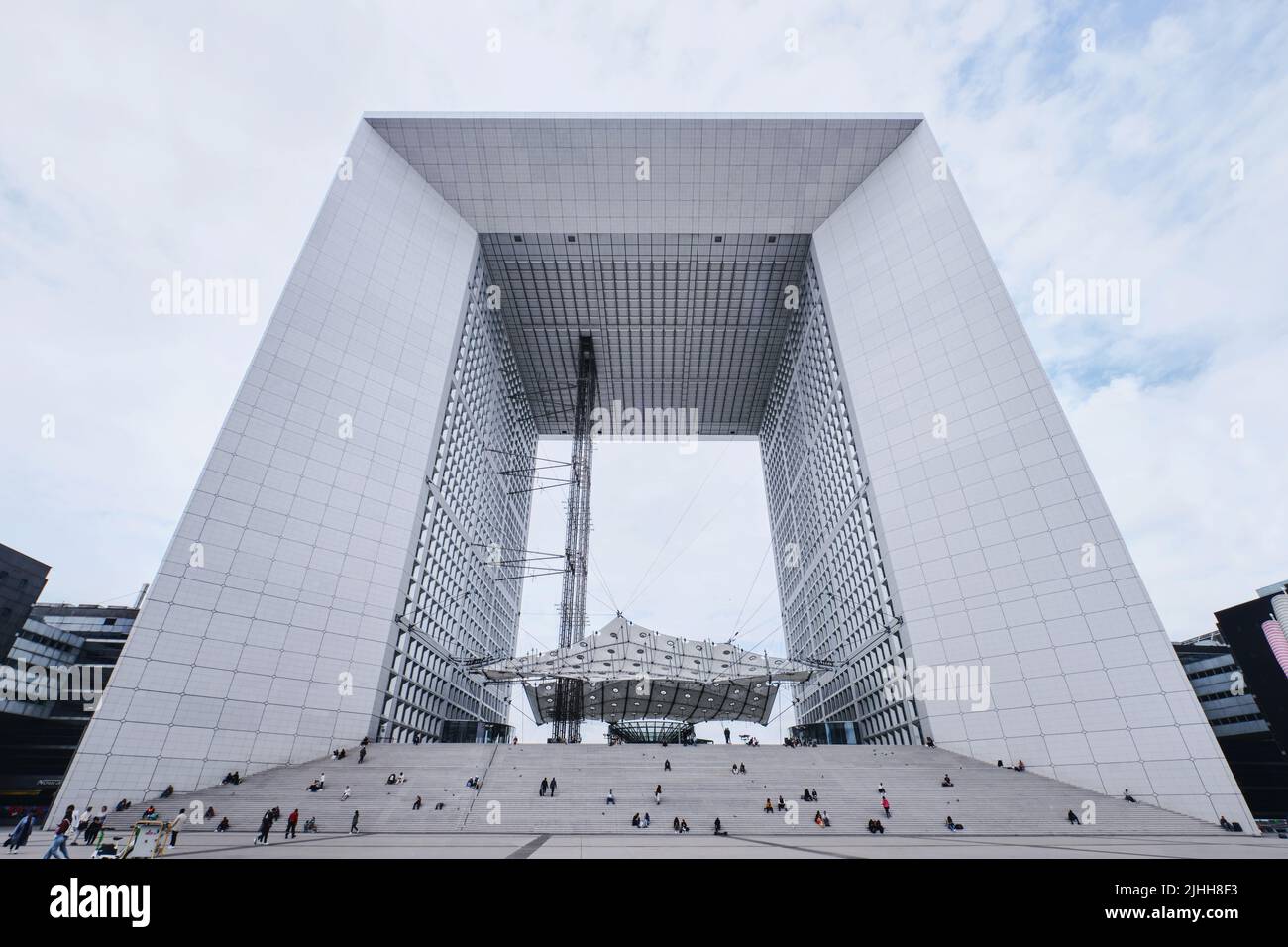 Paris, France - May 3, 2022: The Great Arch ("La Grande Arche") of the ...