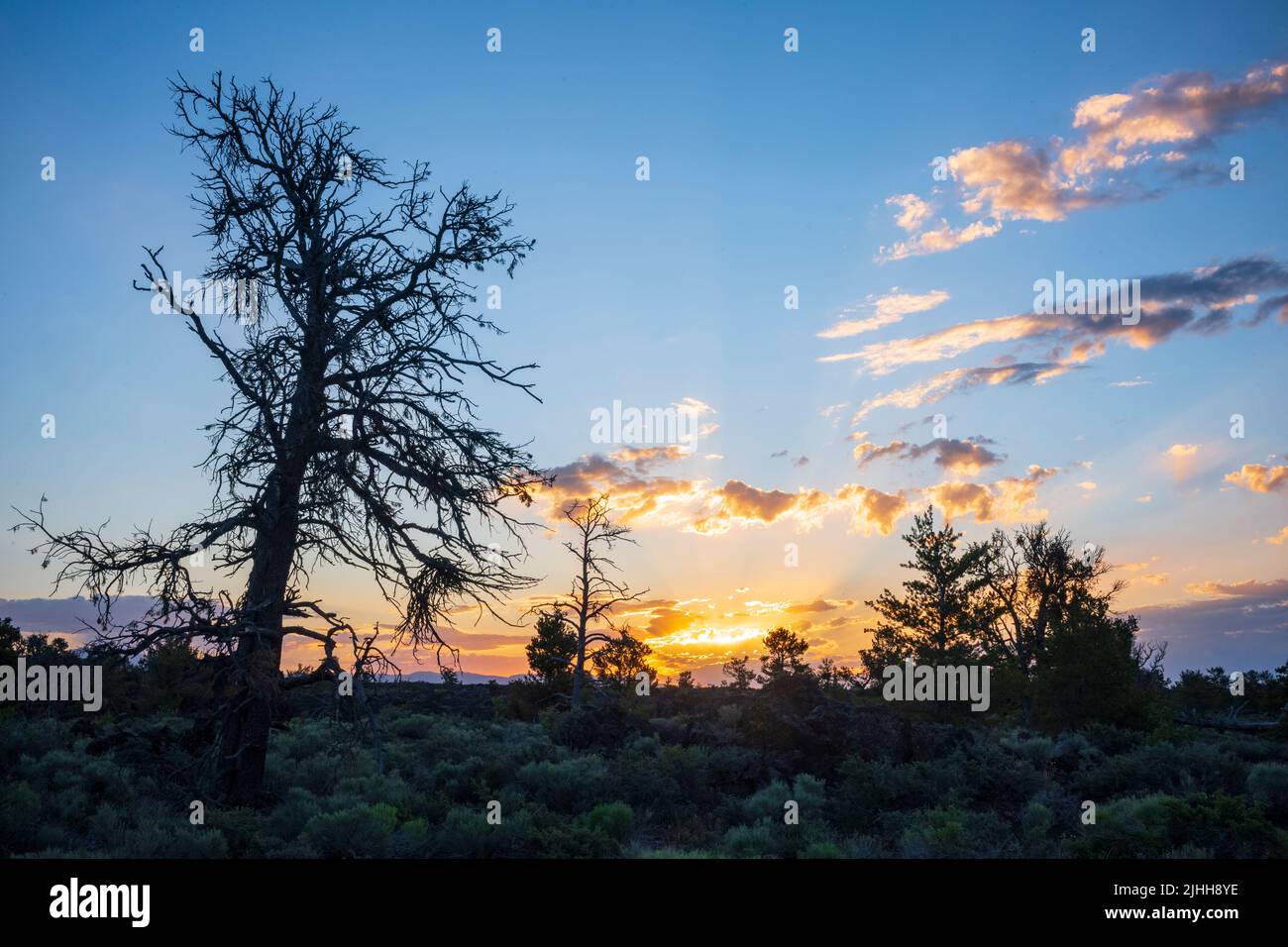 Craters of the Moon National Monument and Preserve near Arco, Idaho is ...
