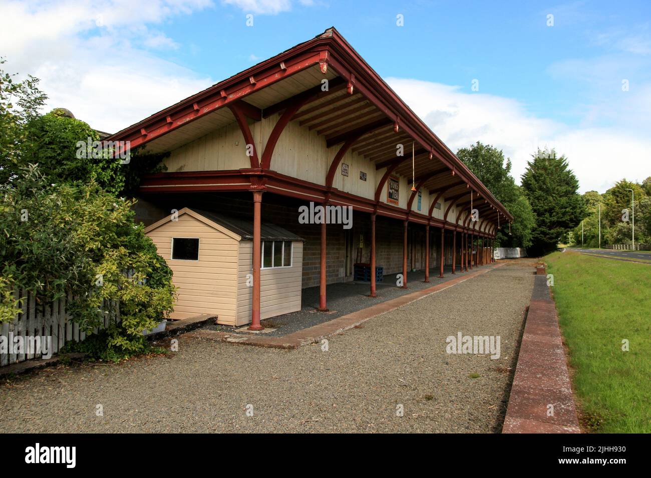 Old station, Disused Melrose Station, Scottish Borders, Scotland, UK ...