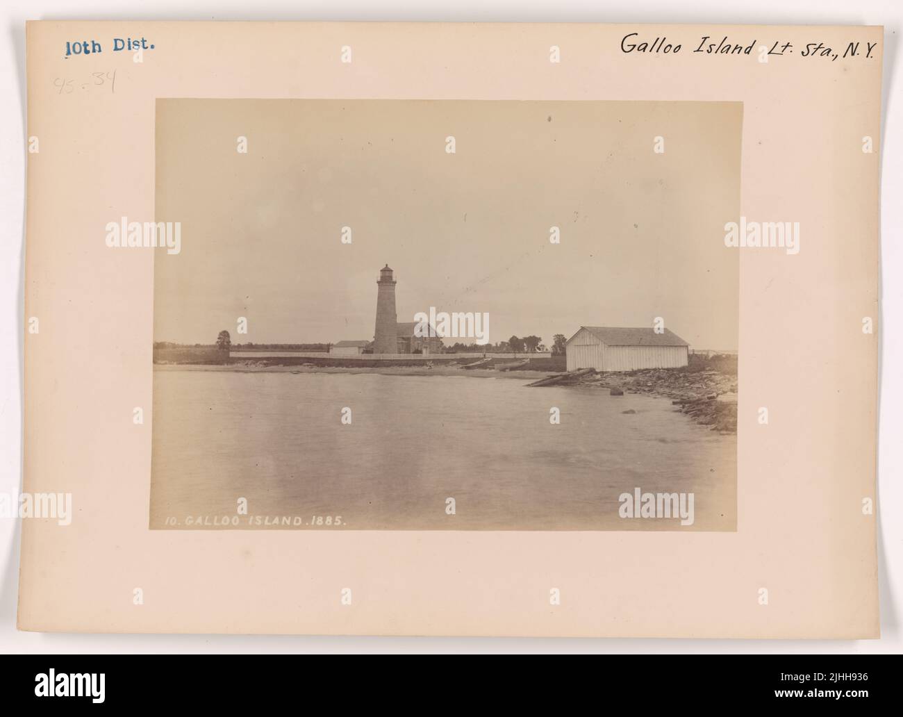 NY - Galloo Island. Galloo Island Light Station, New York Stock Photo ...