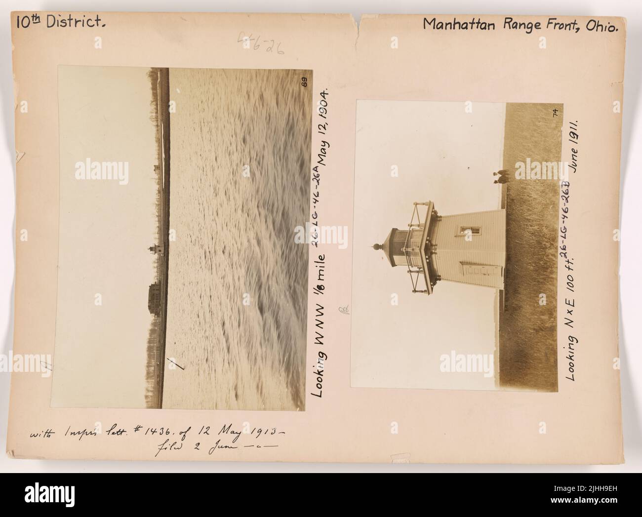 OH - Manhattan Range. Manhattan Range Front, Ohio. Looking North by ...