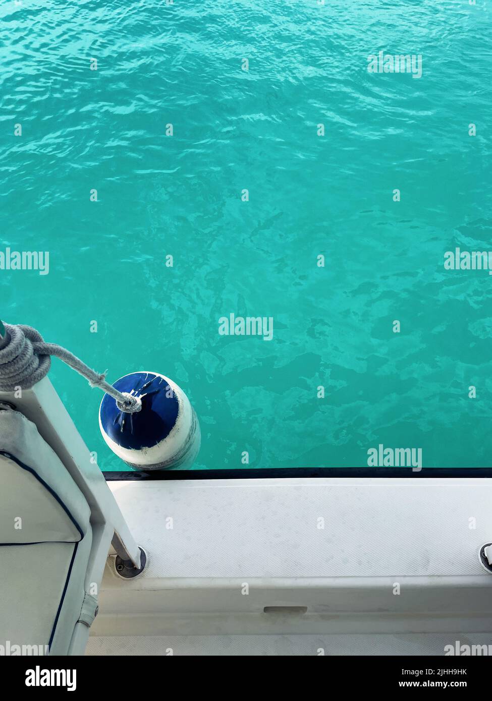 View from boat on ocean water Stock Photo - Alamy