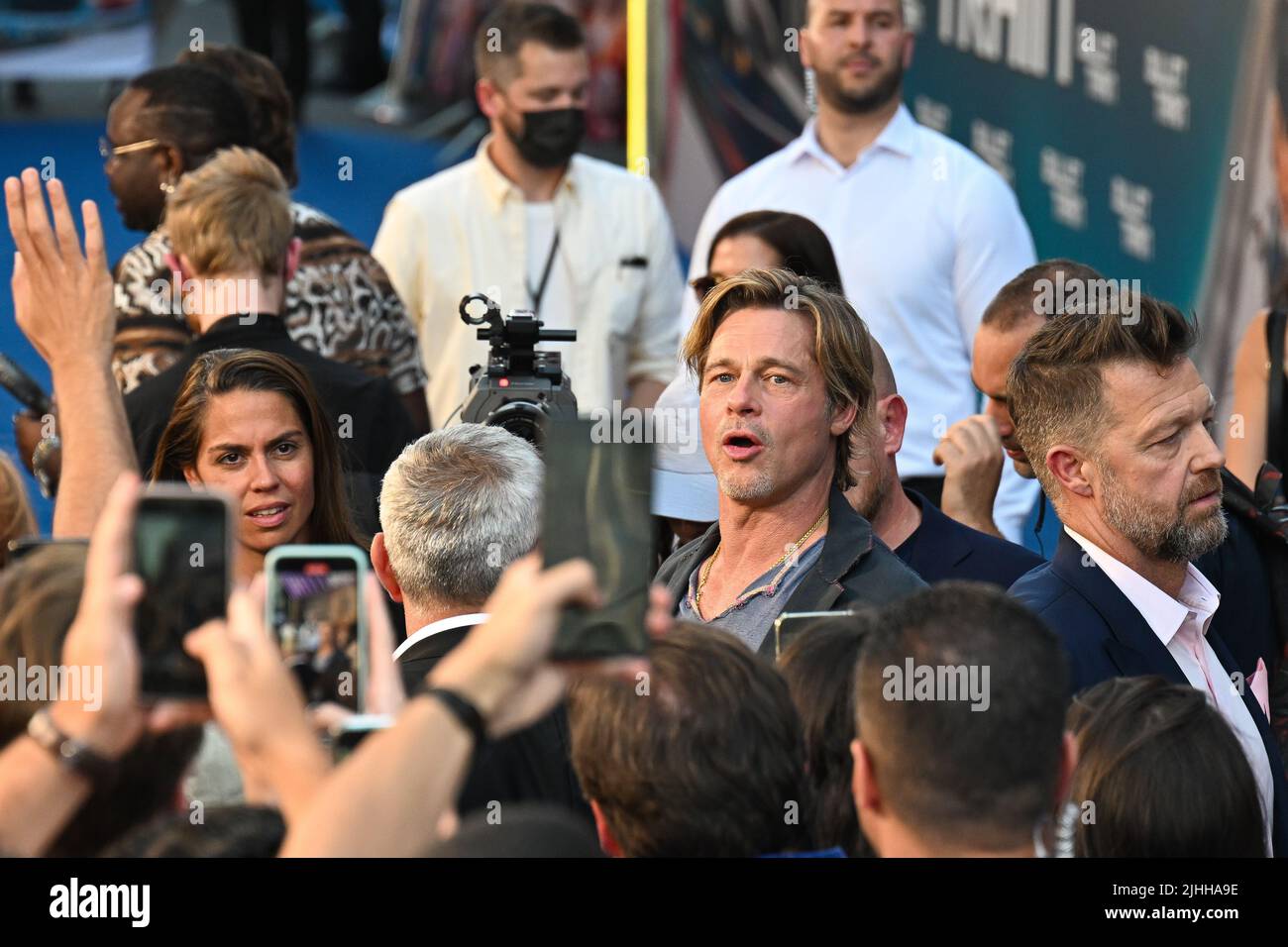 Paris, France, 18/07/2022, Brad Pitt - Premiere of Bullet Train at Le ...